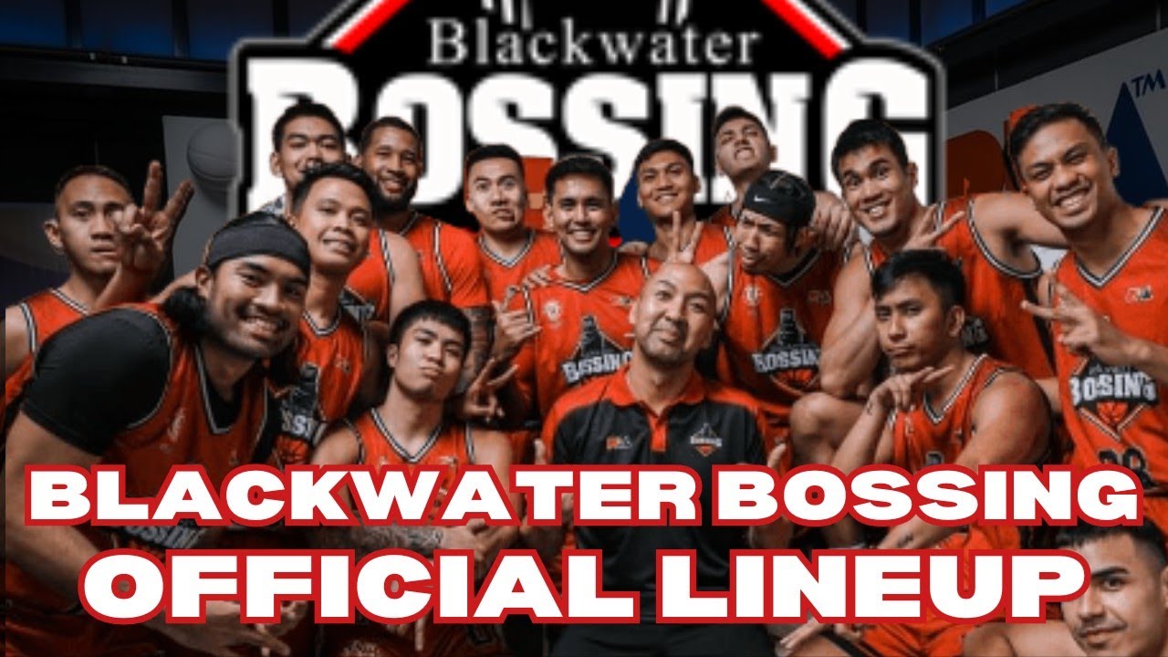 BLACKWATER BOSSING OFFICIAL LINEUP 2024 PBA PHILIPPINE CUP | PBA ...