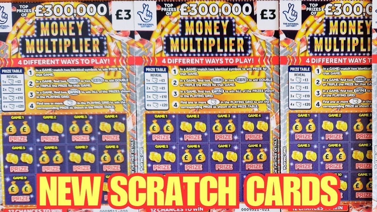 NEW lotto scratch cards money multiplier - YouTube