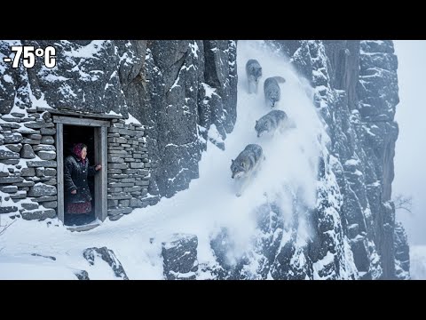 Surviving a - 75°C Blizzard | Yakut Widow vs  Wolf Pack | Cold Survival