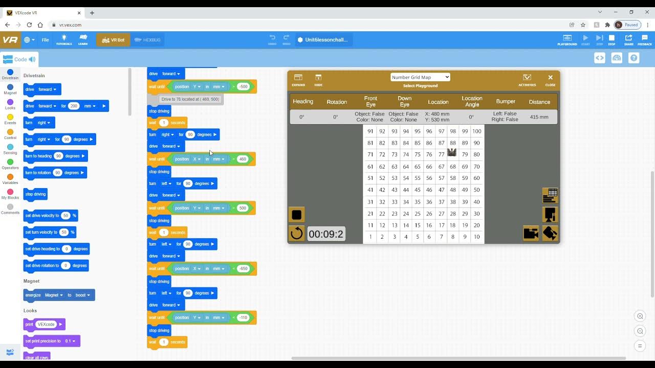 VEXcode VR unit 6 - YouTube
