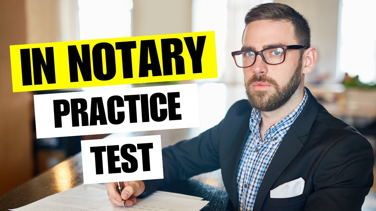 IN Notary Practice Test 2026 Indiana Notary Exam Notary Public Legal ...