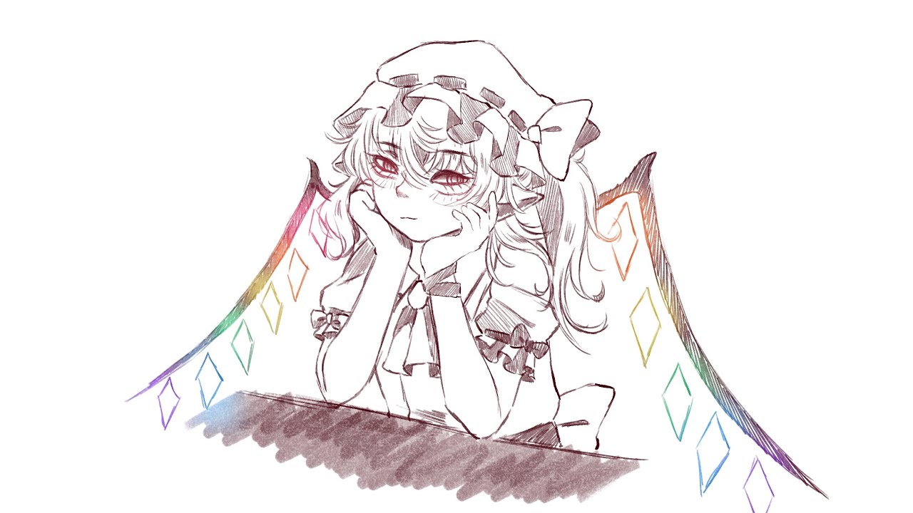 [TOUHOU] ~ Flandre Scarlet animation loop - YouTube