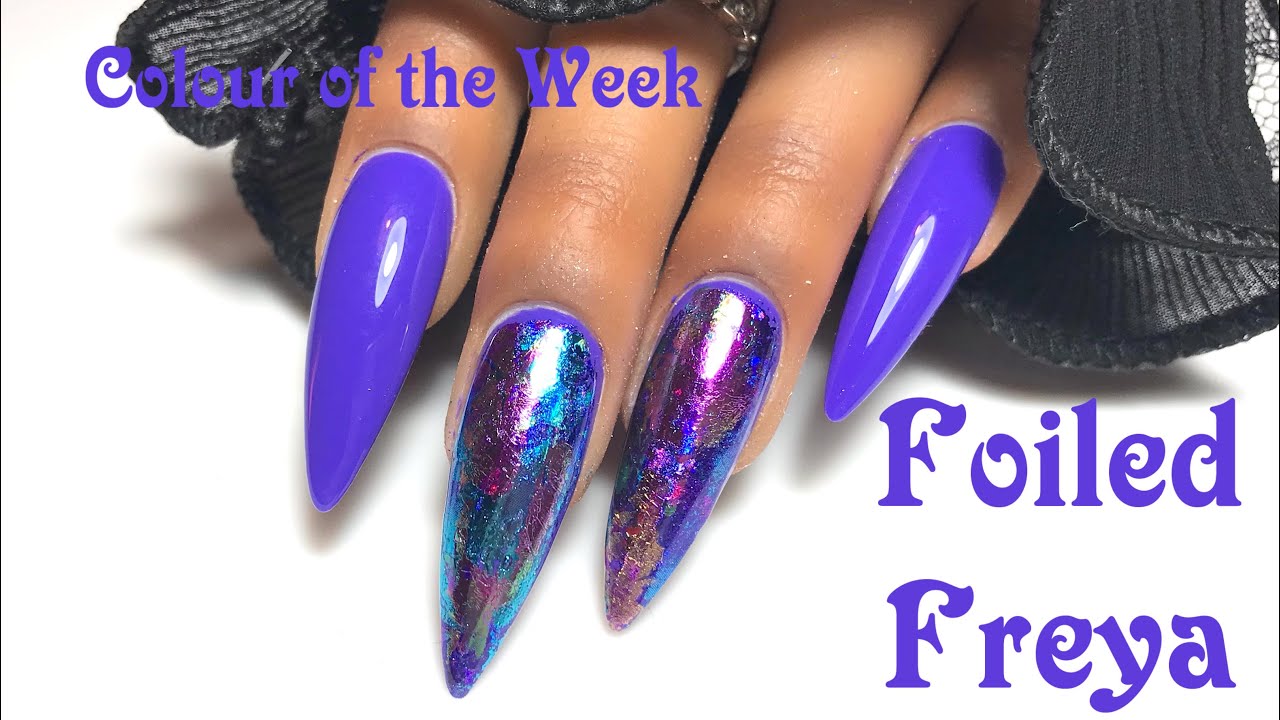 Foiled Freya | Gems Nail Systems | Colour of the Week - YouTube