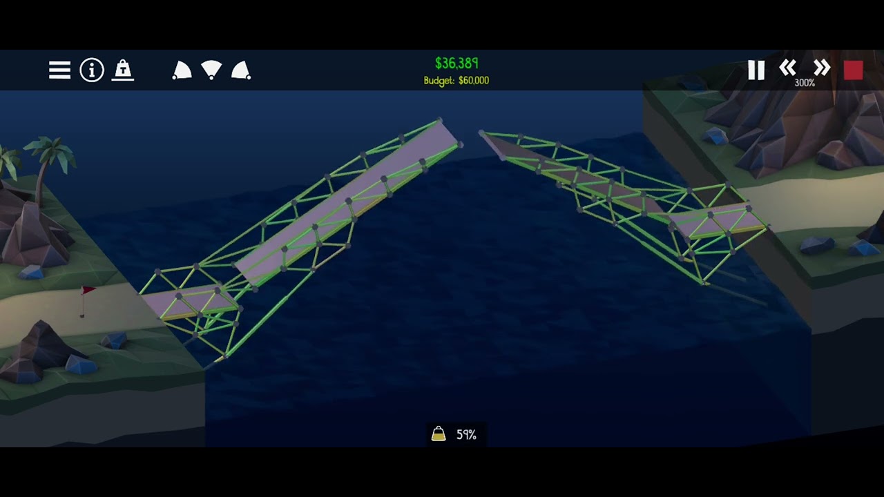Poly bridge 2 (2-11 Air Show) Under 37,000 #polybridge2 #polybridge ...