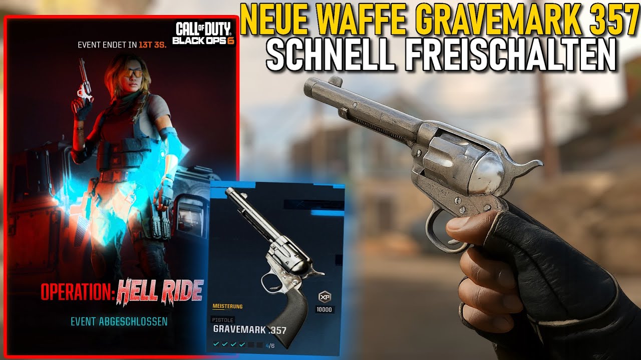 DEN NEUE GRAVEMARK 357 REVOLVER in UNTER 1 STUNDE FREISCHALTEN in BLACK ...
