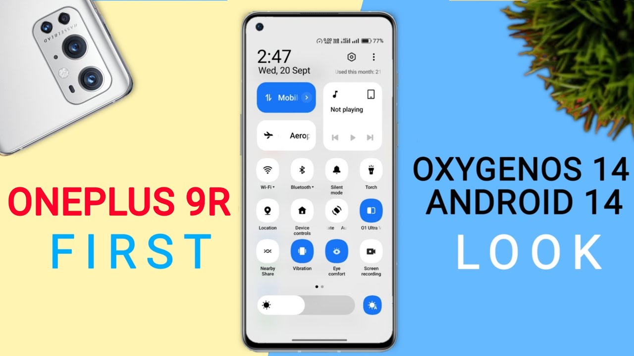 Oneplus 9R OxygenOS 14 Android 14 Official Update Features | 54+ Hidden Features - YouTube