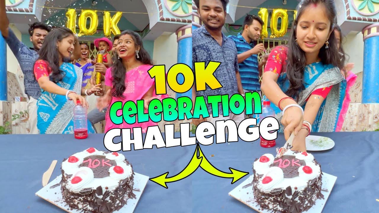 10k Special Celebration Bottle Flip Challenge with Family - YouTube