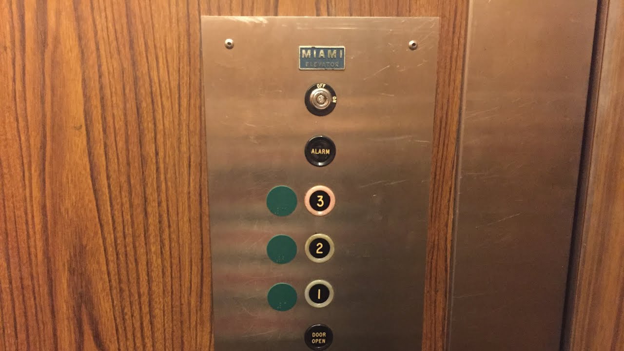 Amazing 1971 Miami Hydraulic Elevator At 145 Madeira Avenue In Coral ...