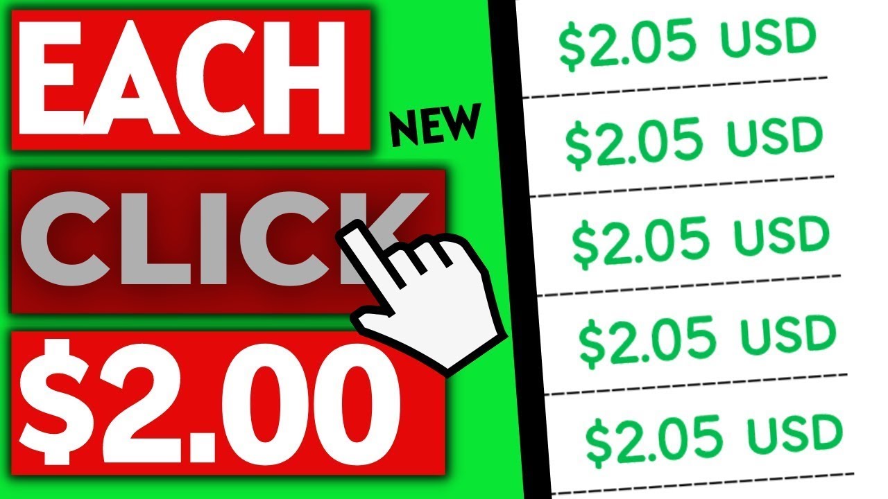 Get Paid To Click On Websites (EARN $2.00 Per Click) | Make Money ...