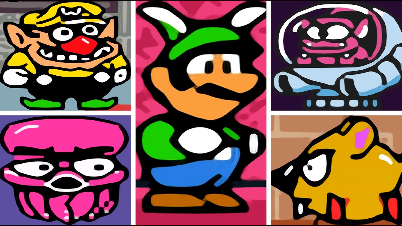 Super Mario Land 2: 6 Golden Coins - All Bosses With Luigi (No Damage ...