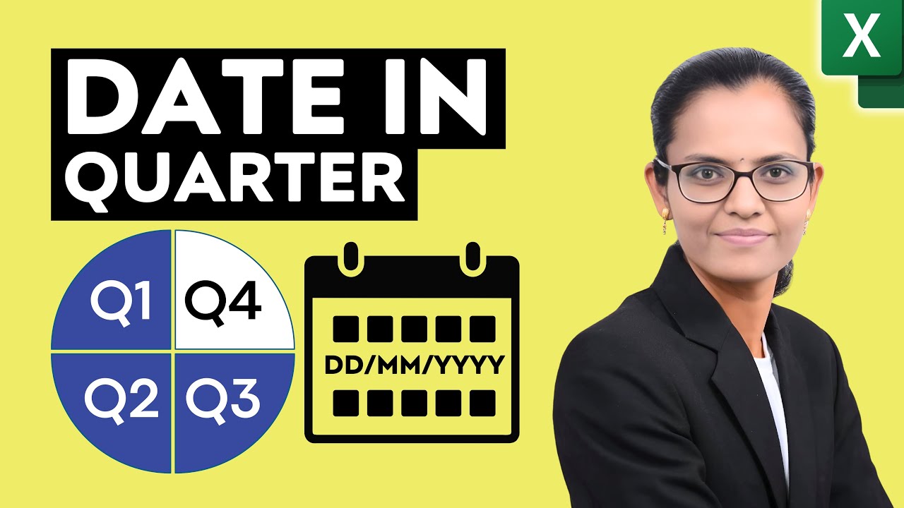 How to Use the Date in Quarter Formula in Excel (Fast!) - YouTube