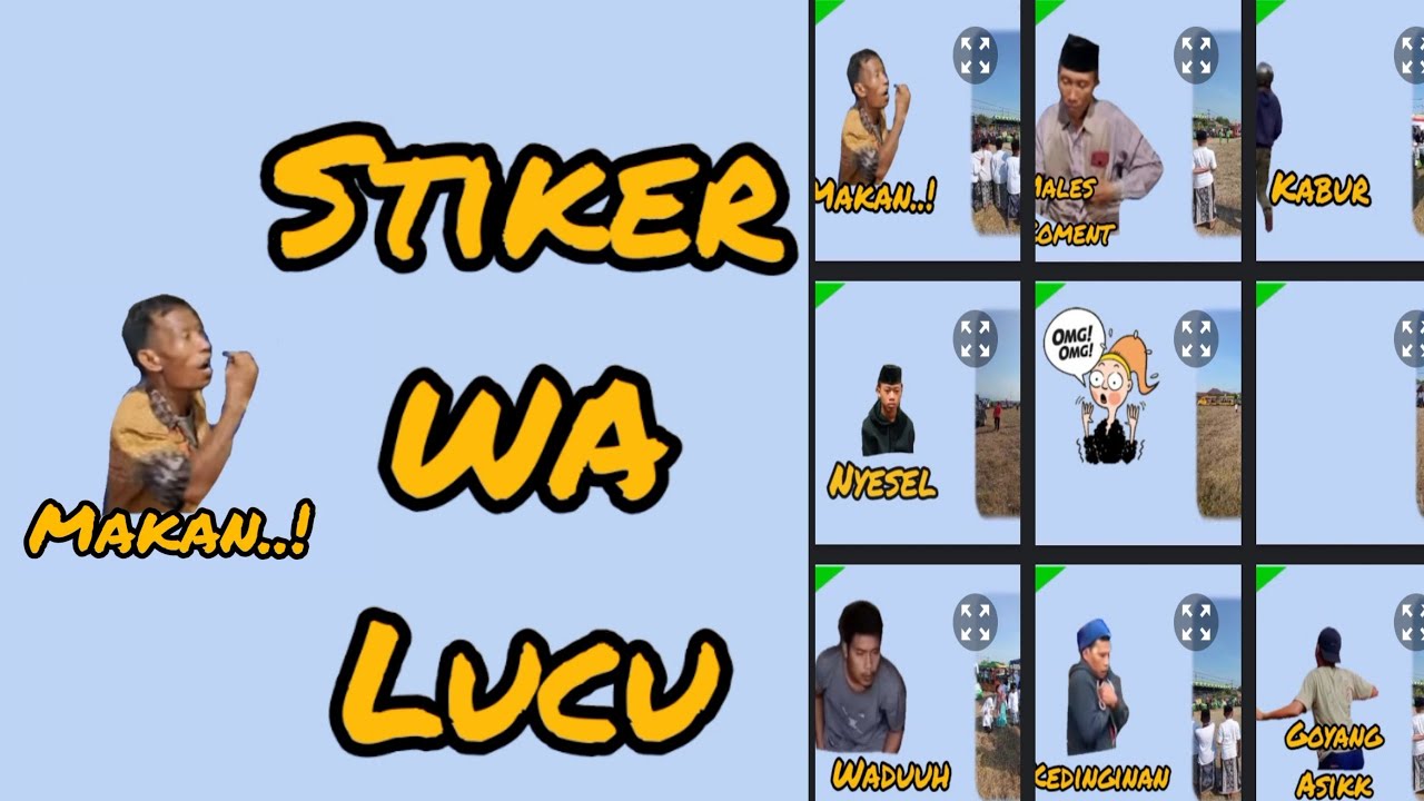 Stiker lucu Wa terbaru 2023 ll funniest WhatsApp sticker ll stiker lucu ...