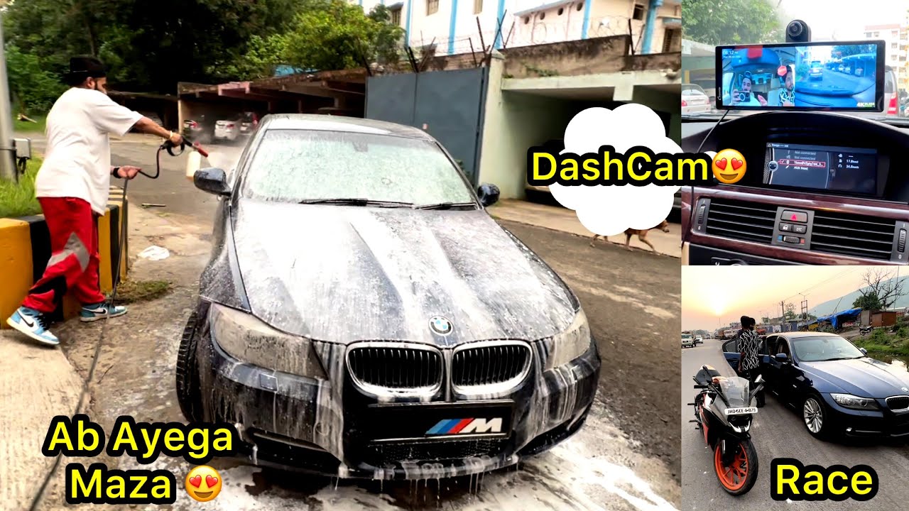 Bmw Vs Ktm Race 😍 Carpuride CarPlay Aur DashCamera Laga Diya Bmw pe 😍 ...