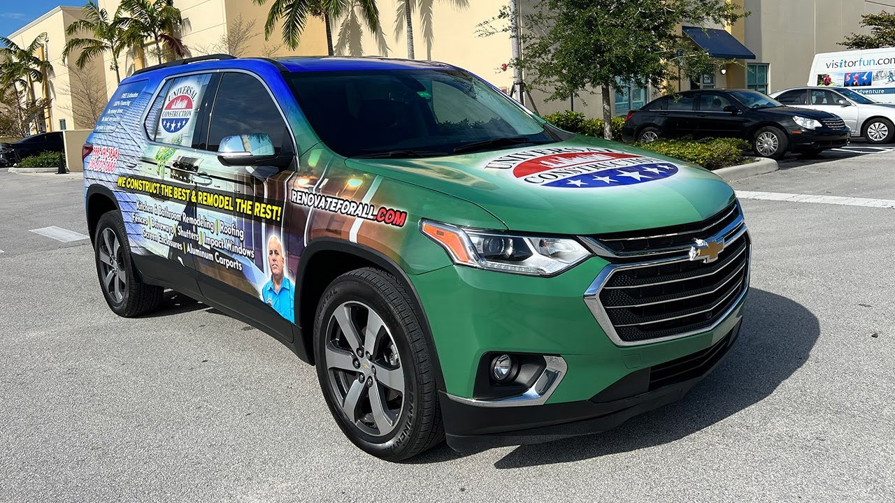 Chevrolet Traverse (Universal Construction Group) - Wrap Advertising ...
