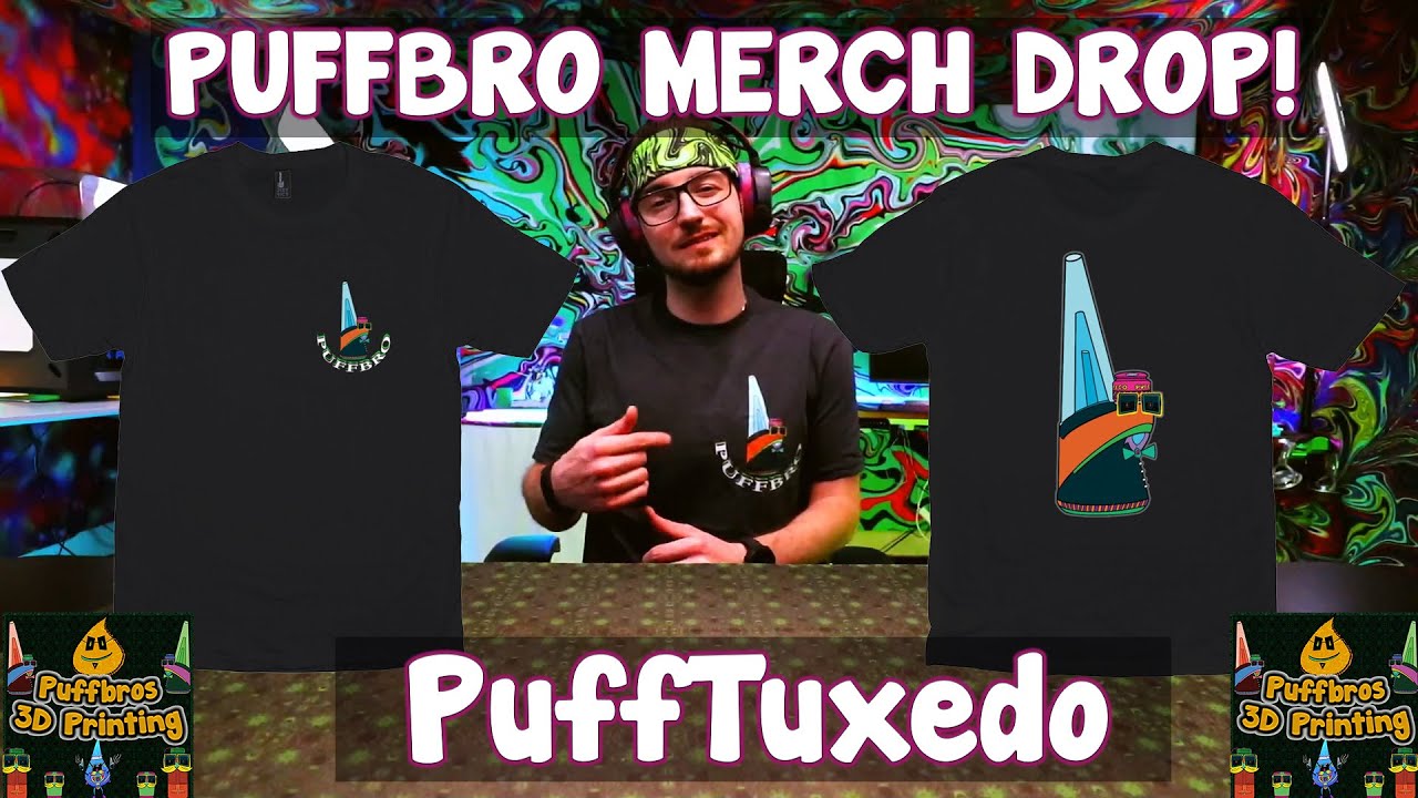 PUFFBRO MERCH DROP: Pufftuxedo T shirt Debut - YouTube