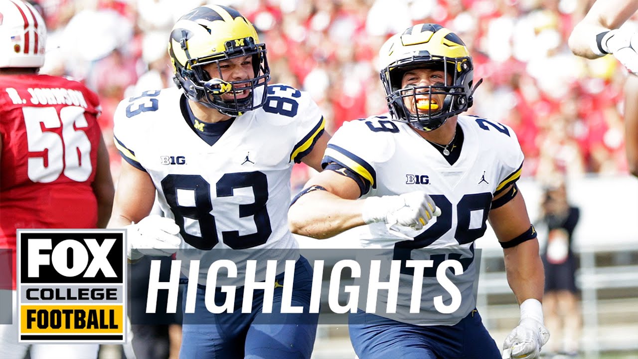 Michigan defense dominates en route to 38-17 win over Wisconsin | CFB ...