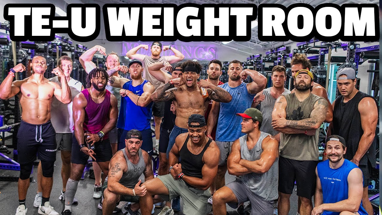 NFL's ELITE TEs Hit the Weight Room at TE U! - YouTube