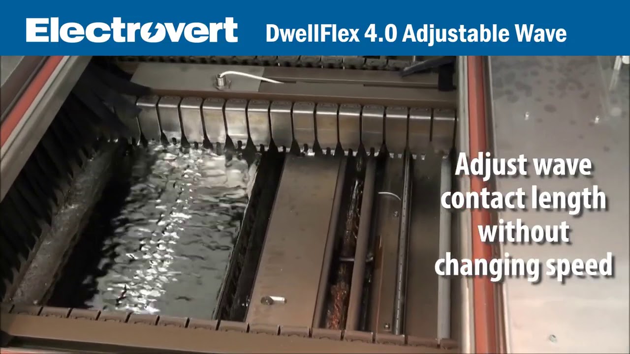 Electrovert DwellFlex genişliği ayarlanabilir dalga lehim nozzle - YouTube