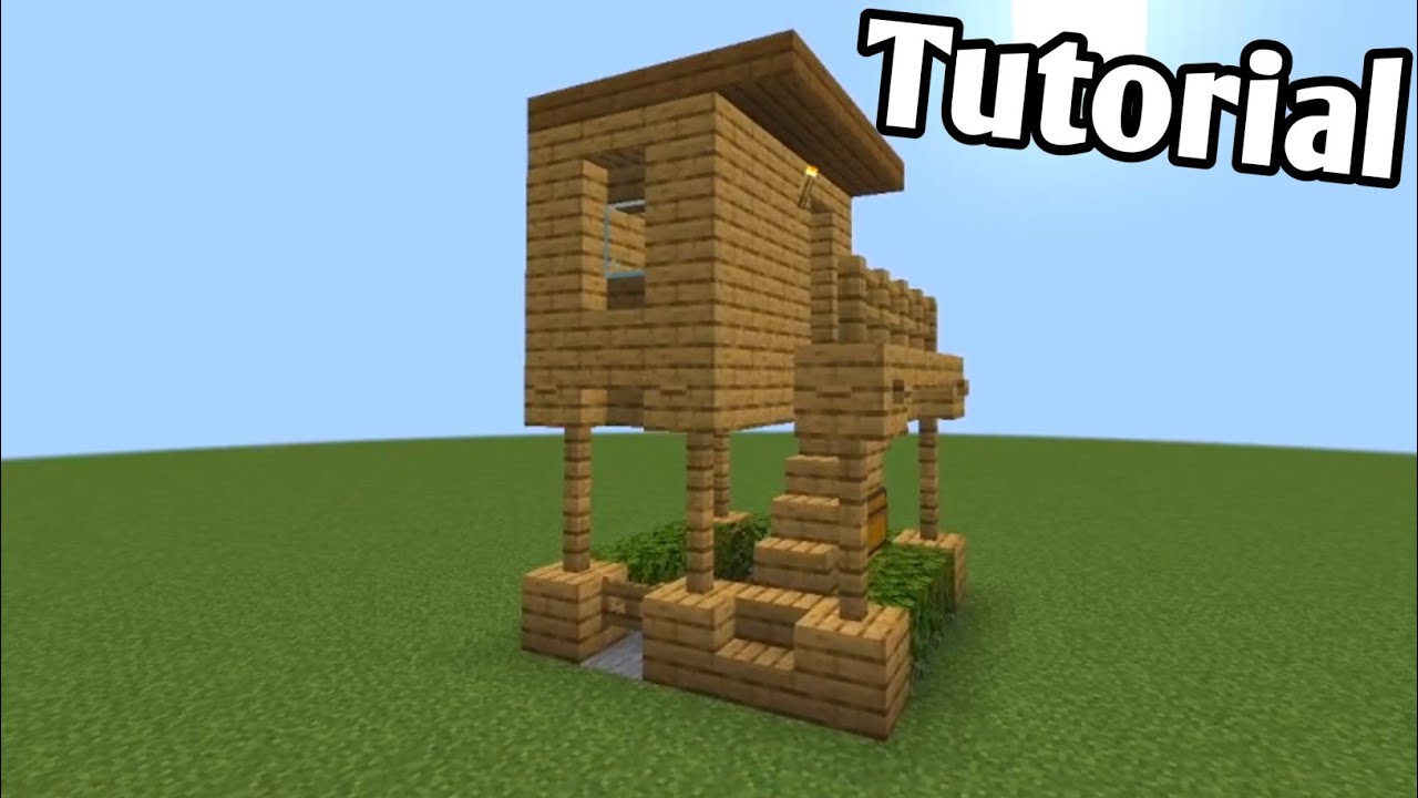 Minecraft: How To Build a Small Modern House Tutorial (Easy) - YouTube