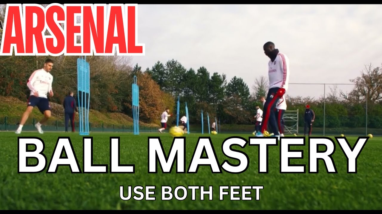 ARSENAL - Passing and Receiving football drill- Both Feet warm Up ...