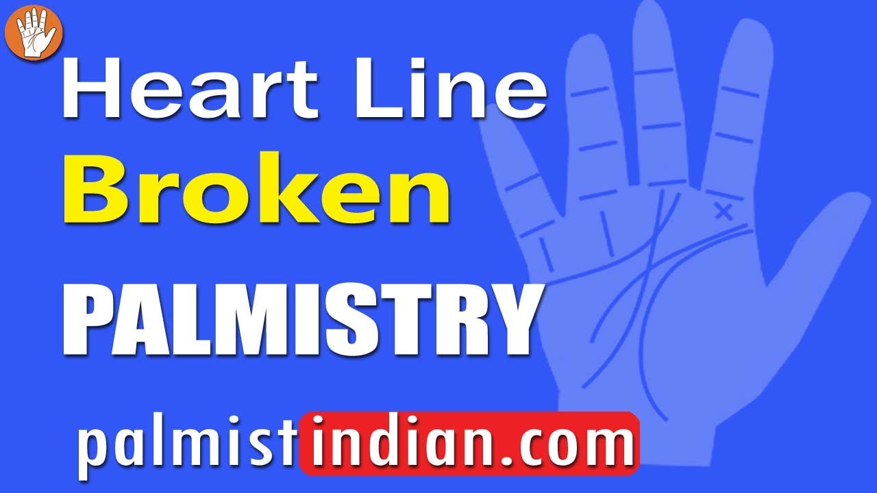 Heart line broken / heart line joining the head line : by Palmistry ...