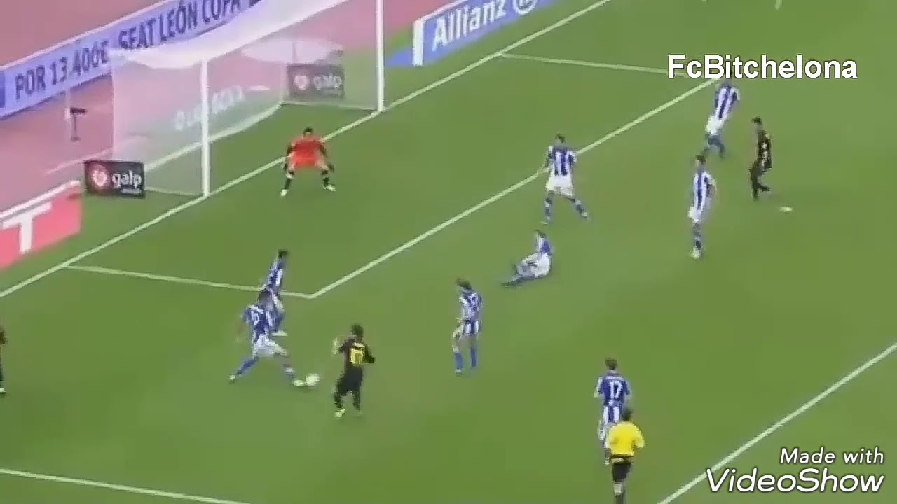 Messi diving for penalty - YouTube