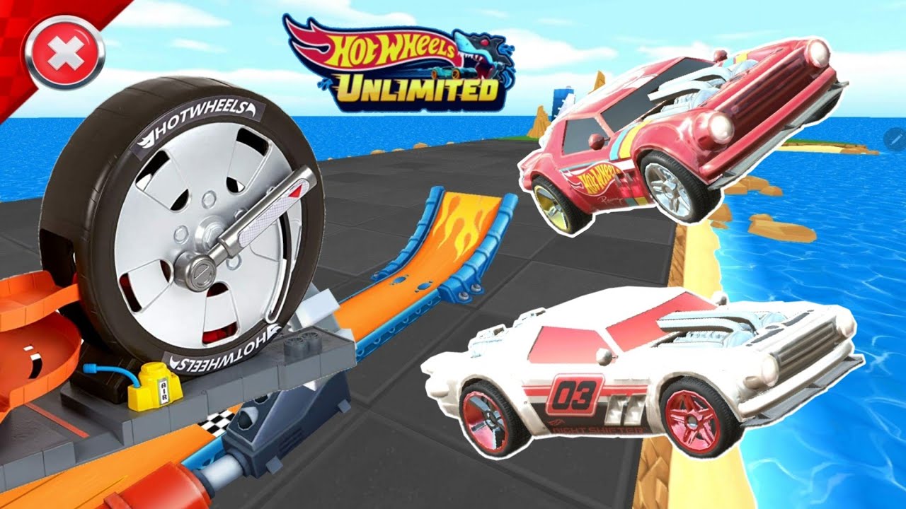 Hot Wheels Unlimited - Unlocked Night Shifter Car Then Race in Tire ...