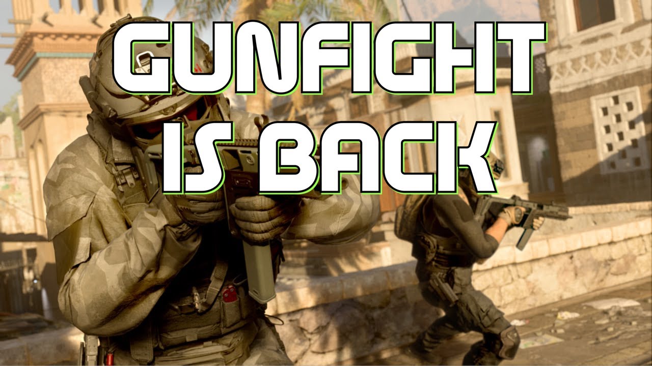 GUN FIGHT ON MW2 IS BACK - YouTube