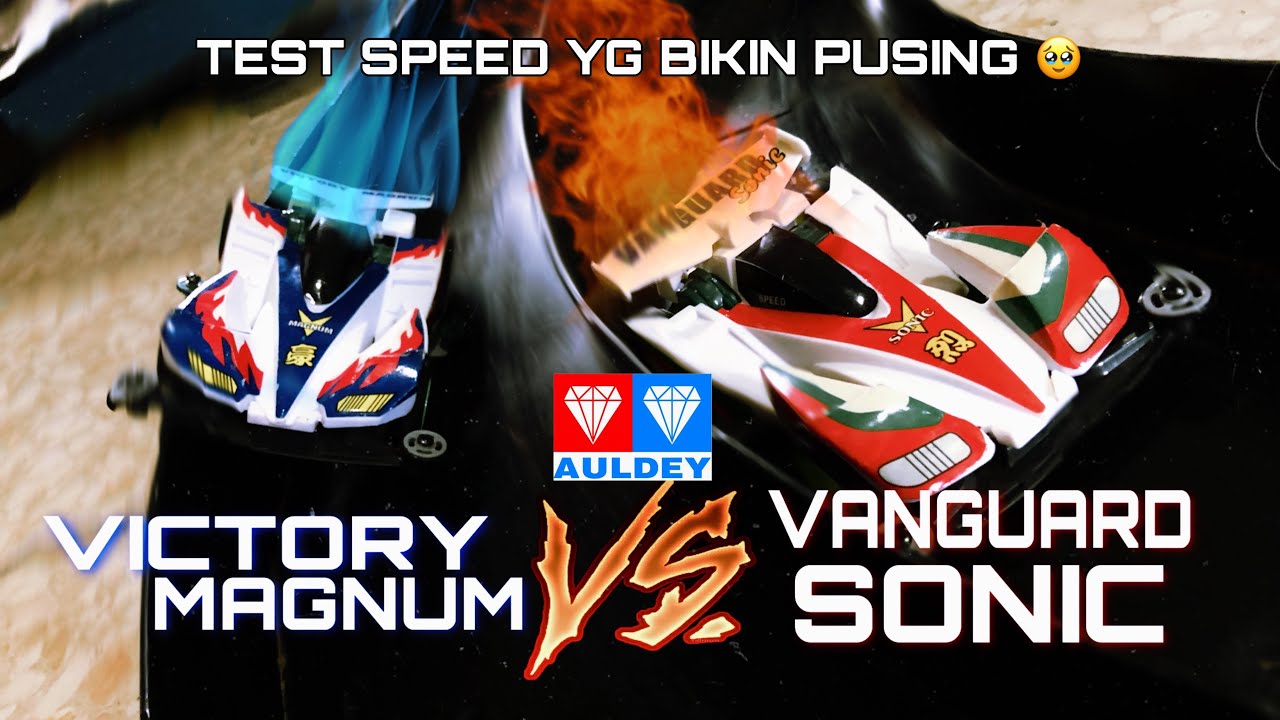 TEST RUN MINI 4WD AULDEY | VICTORY MAGNUM VS VAMGUARD SONIC | MINI 4WD ...