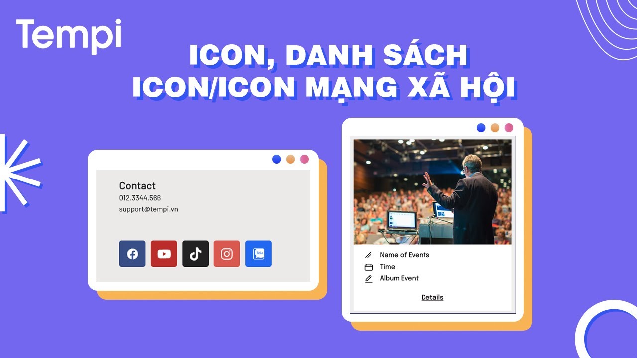 Hướng dẫn chèn icon, danh sách icon và icon mạng xã hội - YouTube