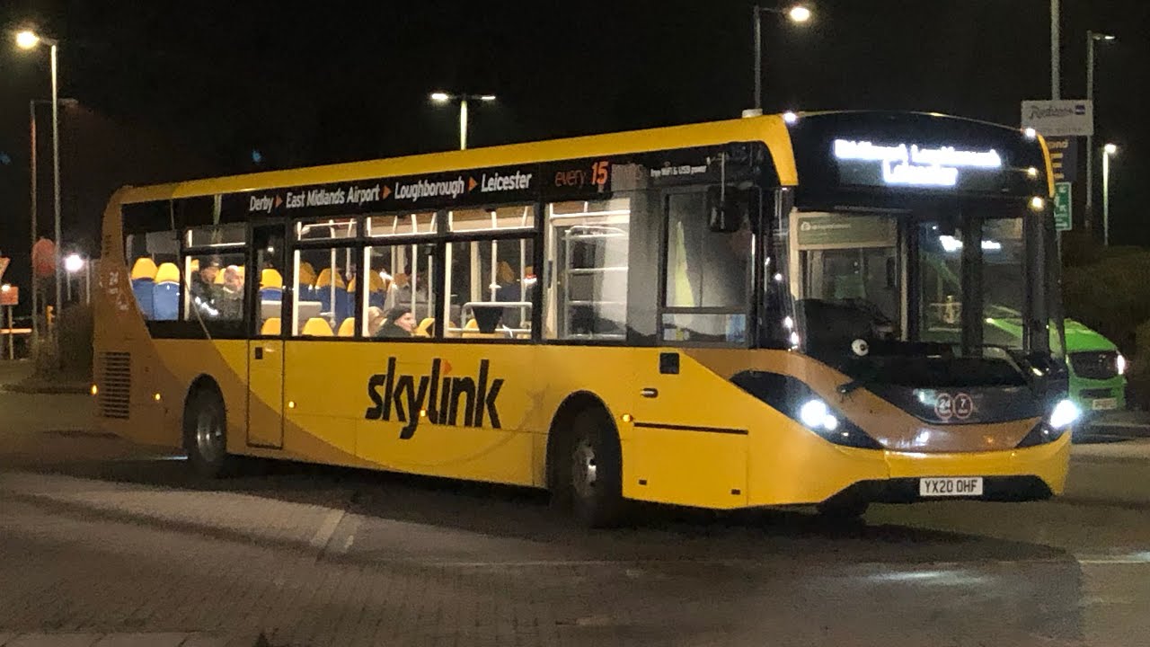Kinchbus Bus 151 / YX20 OHF On The Skylink To Leicester - YouTube