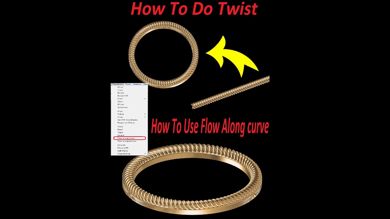 Rhino 3D Tutorial -Twisted wire! Rhino 3D Tutorial -Twisted wireRhino ...