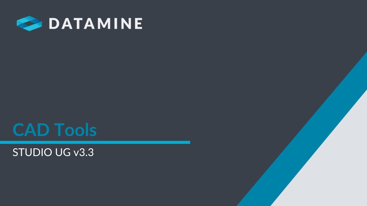 CAD Tools - Notas de Lançamento | Studio UG v3.3 - YouTube