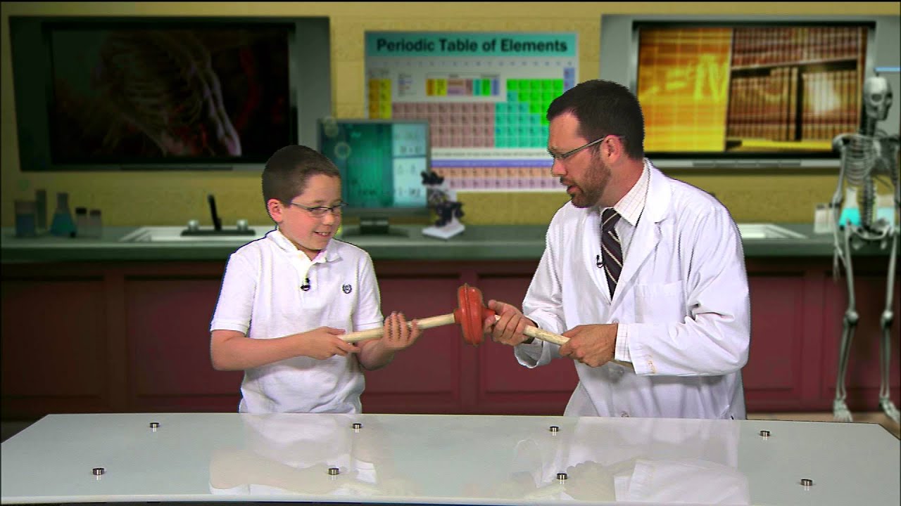 Behind the Science Lab - The Plunger Experiment! - YouTube