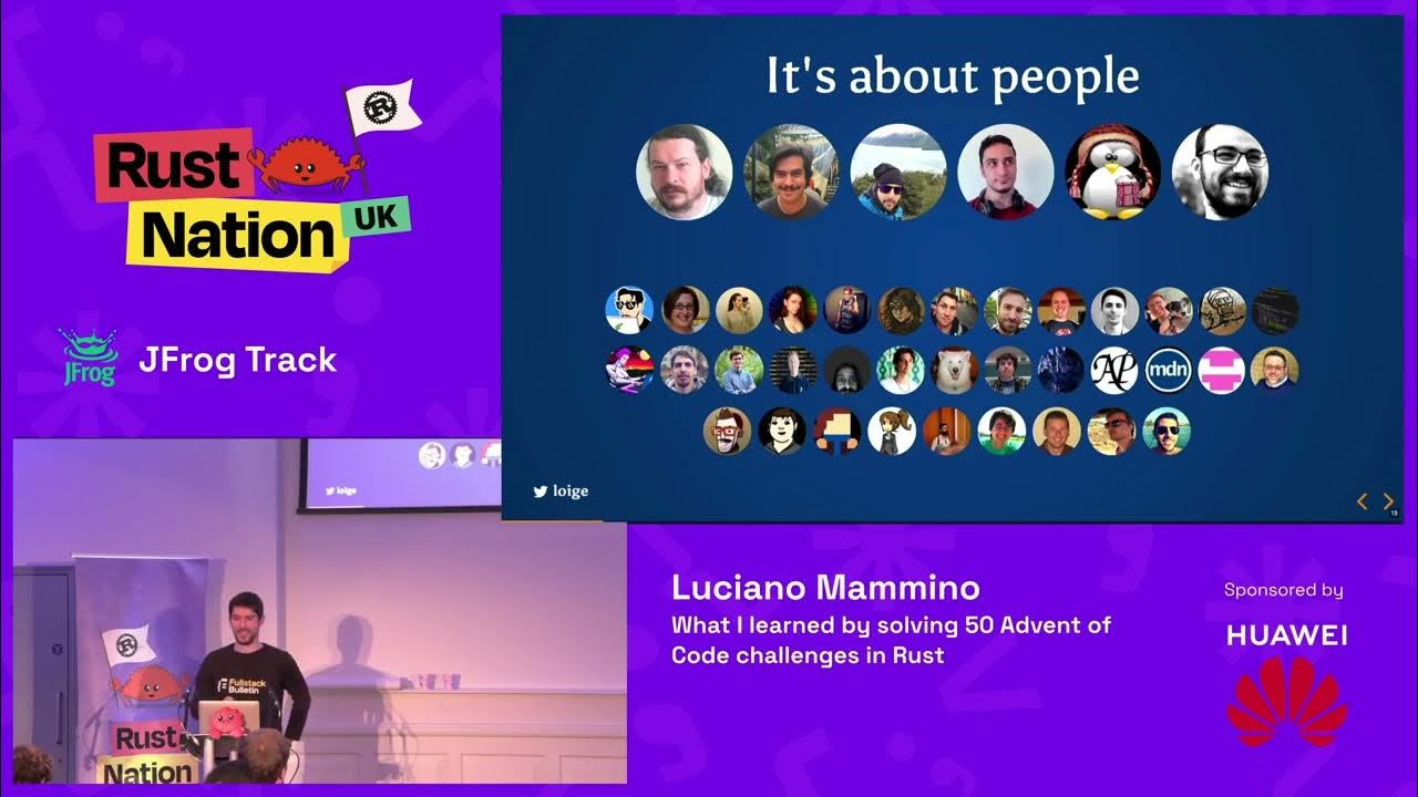 What I learned by solving 50 Advent of Code challenges in Rust - Luciano Mammino - YouTube