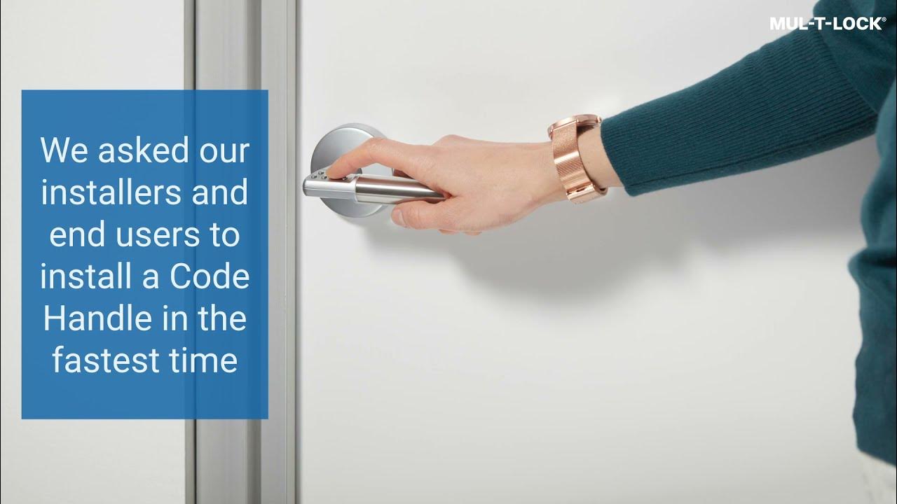 Mul-T-Lock Code Handle® Installation Competition - YouTube