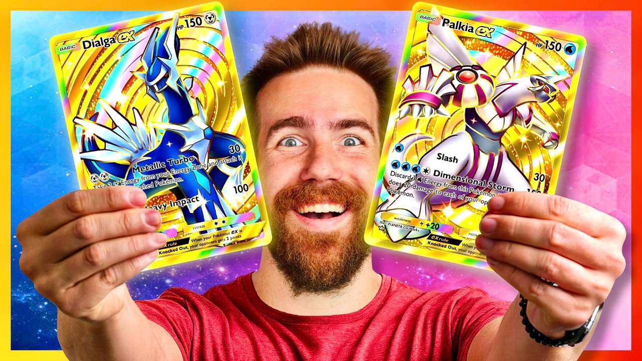 Opening EVERY GOLD PACK in Pokémon TCG - YouTube