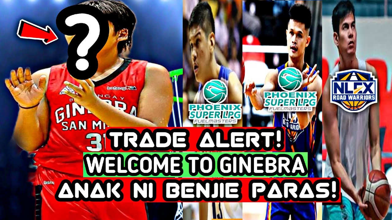 GINEBRA BAGONG MUKHA, Anak ni BENJIE PARAS Player na ng GINEBRA! PBA ...