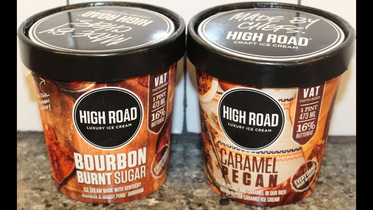 High Road Luxury Ice Cream: Bourbon Burnt Sugar & Caramel Pecan Review ...