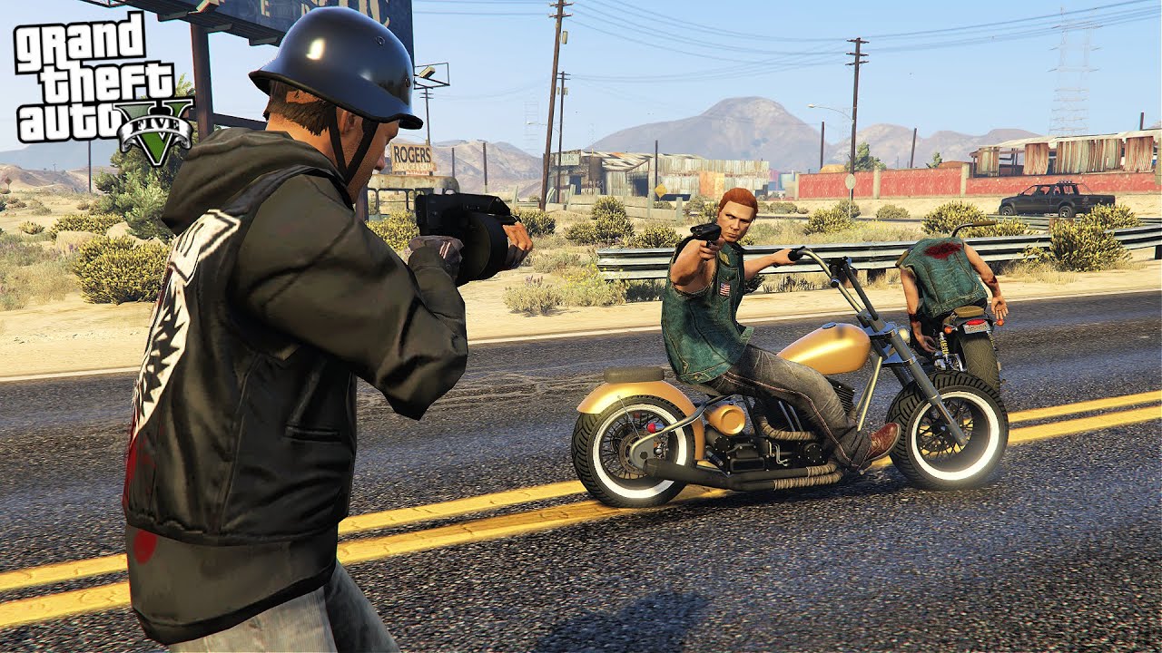 GTA 5 GANG LIFE MOD #67 - GANG AMBUSH - PROTECTING THE CREW (GTA 5 MODS ...