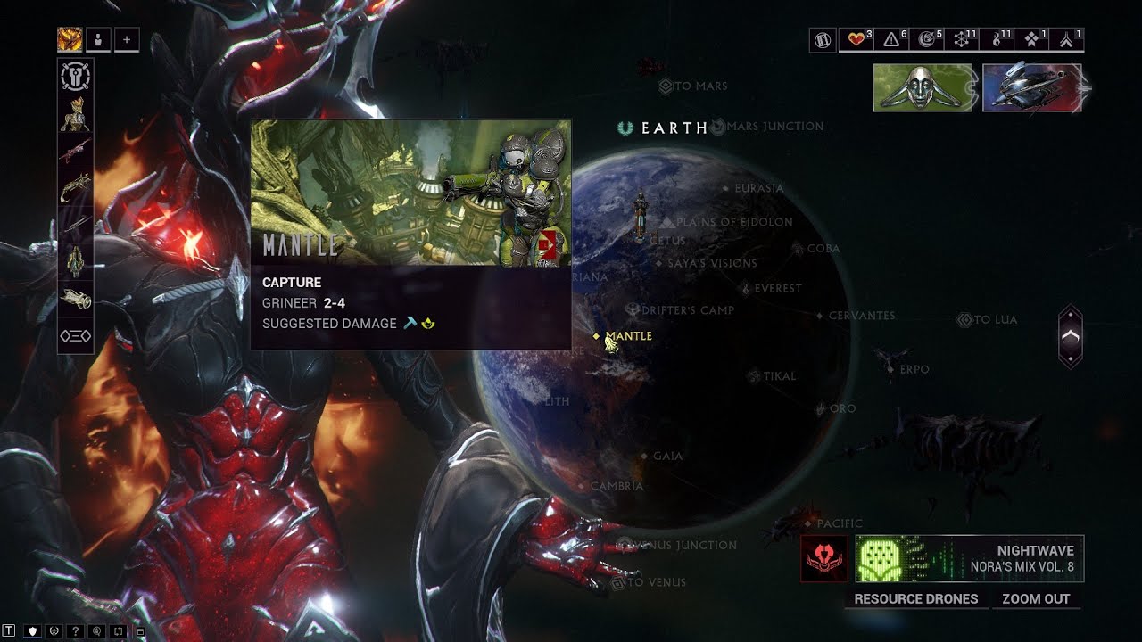 Warframe - Earth - Mantle - Capture - YouTube