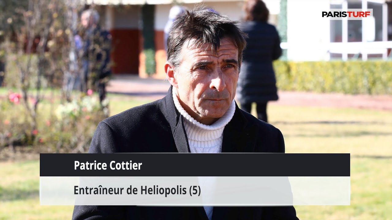 Patrice Cottier, entraîneur de Heliopolis (08/05 à Lyon-Parilly) - YouTube