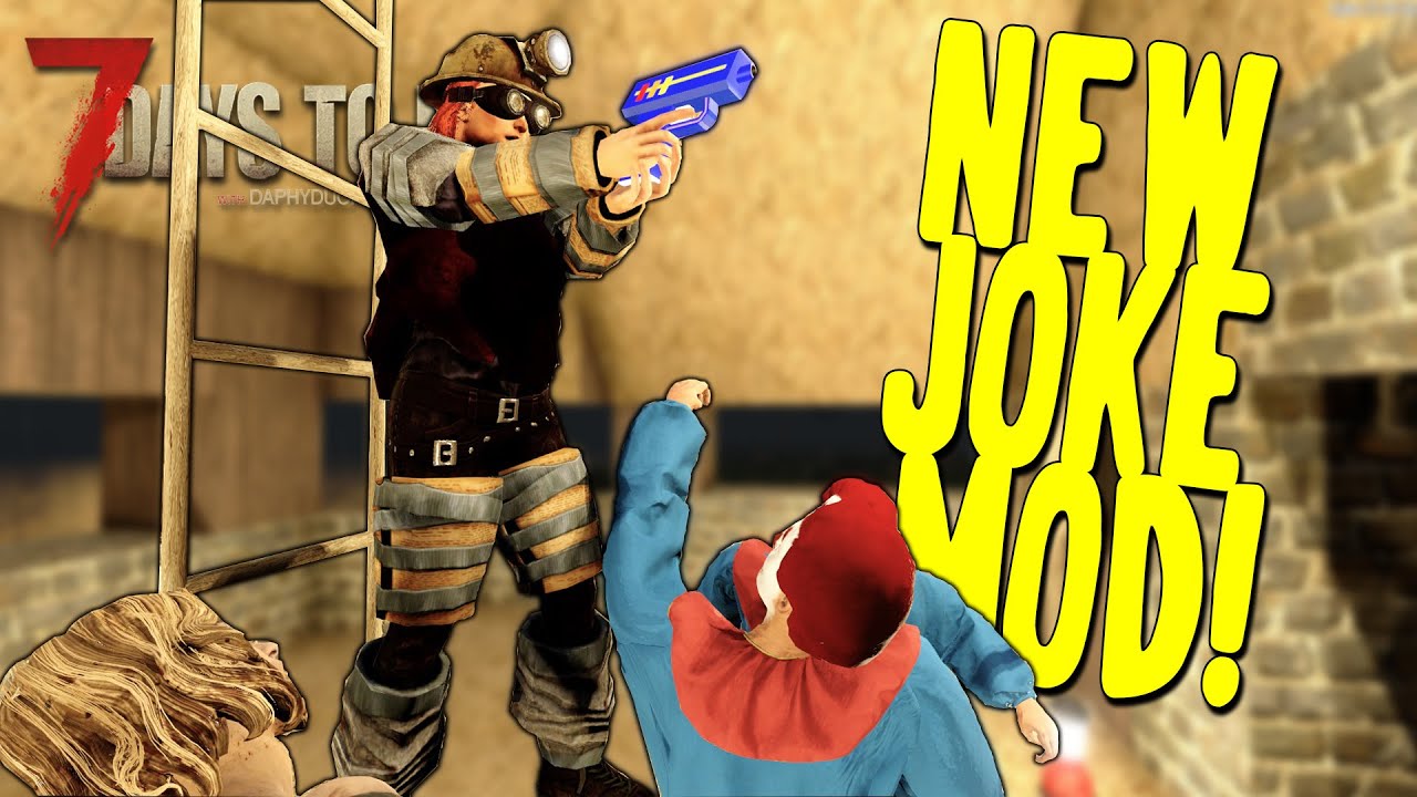 7 Days To Die - Horde Night! Joke Mod E7 (First Look) - YouTube