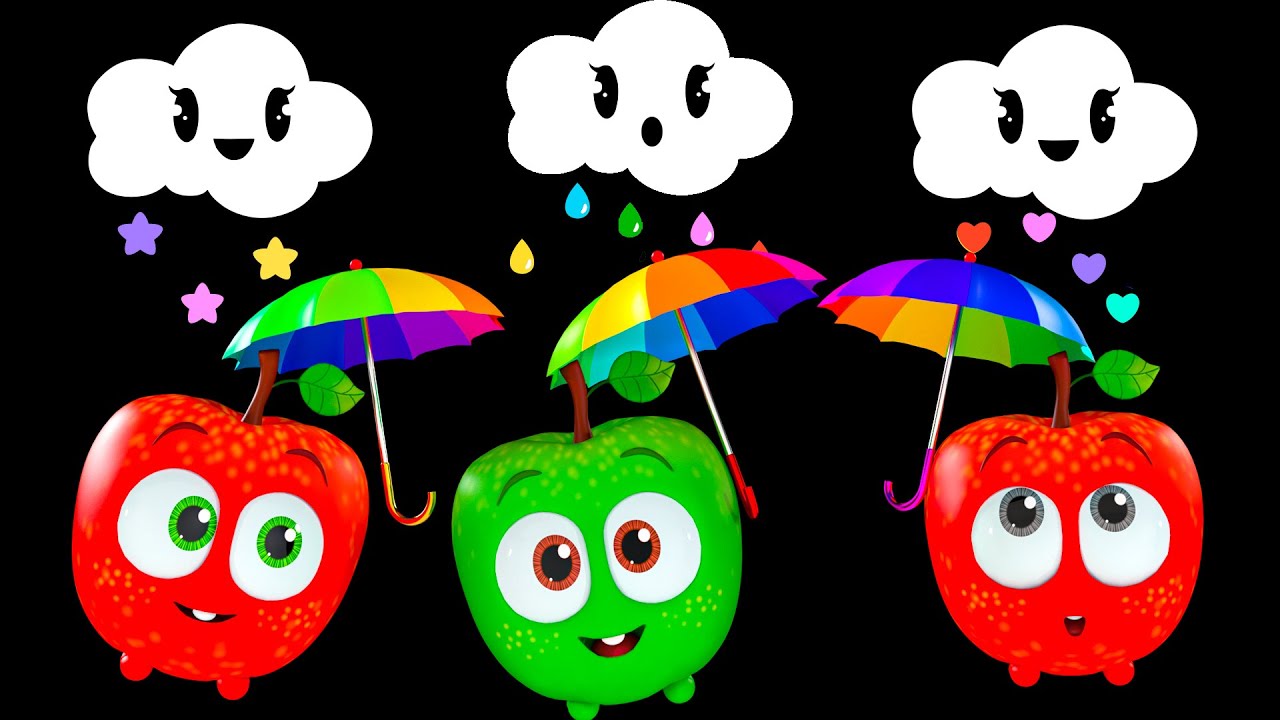 Apples Dance Party! - Fun Video with colourful animation and music ...