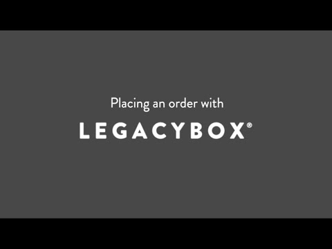 How to Place an Order | Legacybox - YouTube