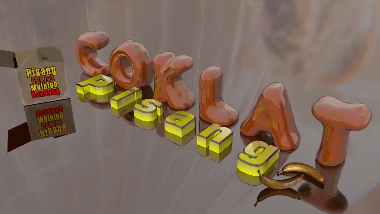 Tutorial Cinema 4 D Text Meleleh || Belajar Text 3D Meleleh di C4D ...