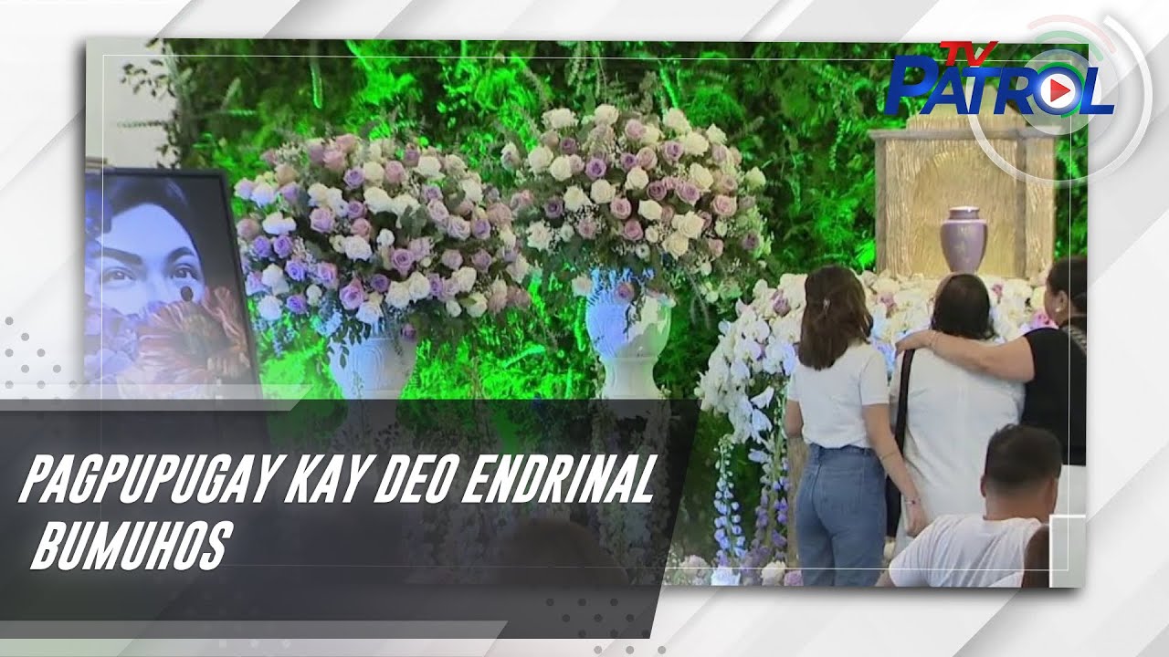 Pagpupugay kay Deo Endrinal bumuhos | TV Patrol - YouTube