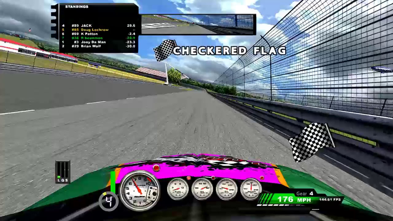 NR2003: TDR_Racing (IROC) @ Papyrus Speedway - YouTube