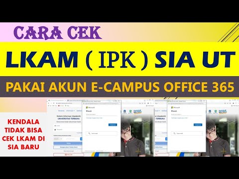 Cara Cek LKAM Umum (Nilai IPK) Mahasiswa UT via Akun E-Campus di SIA Lama 2023 - YouTube
