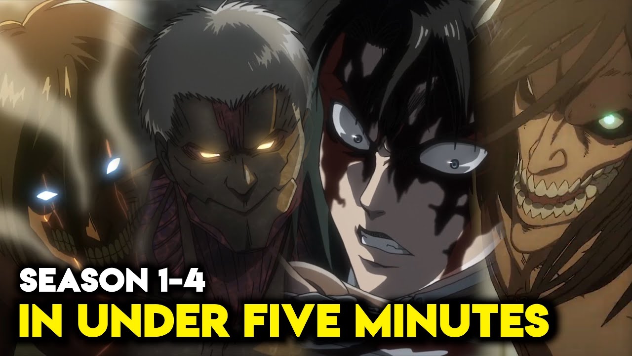 Attack On Titan Season 1 To 4 Part 1 in under Five Minutes | Full Recap ...